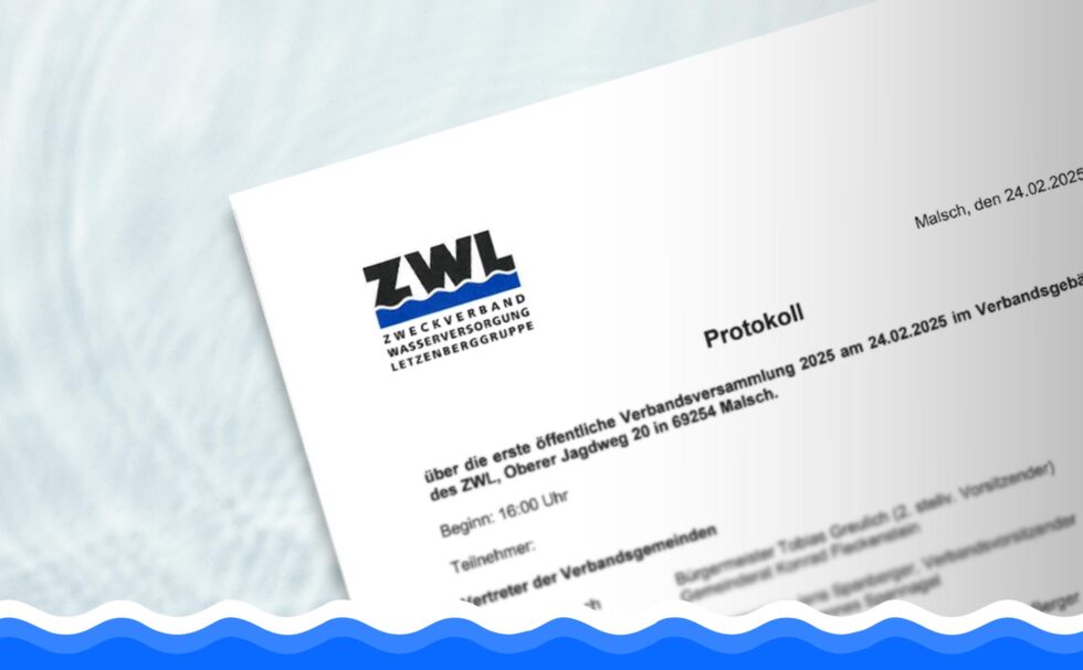 Erste Verbandsversammlung des ZWL im Jahr 2025 - ZWL-Malsch